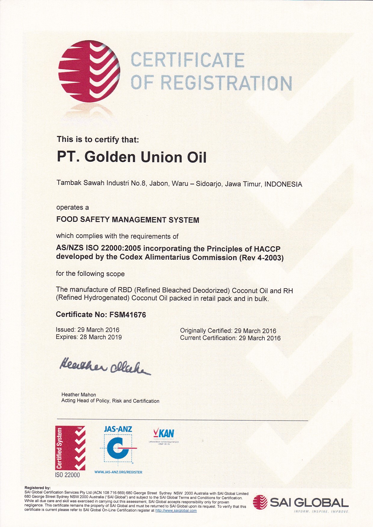 PT. Golden Union Oil